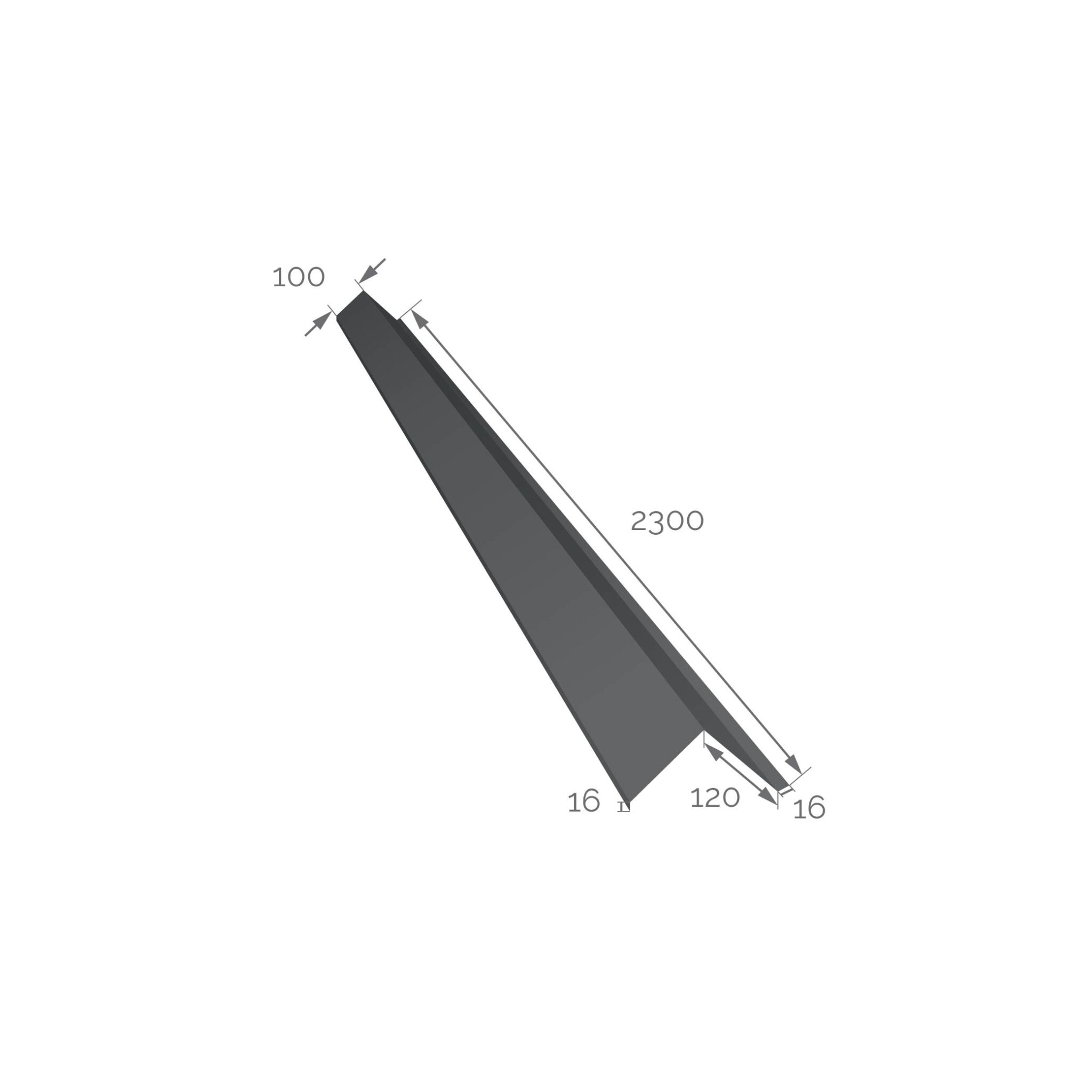 Dakpanplaat windveer | Dakplaten